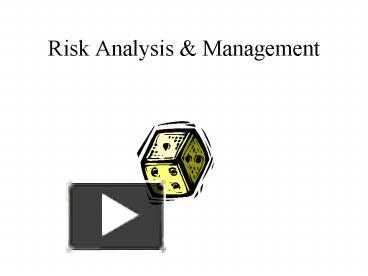 PPT – Risk Analysis PowerPoint presentation | free to view - id: 1e615b ...