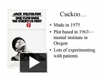 PPT – Cuckoo PowerPoint presentation | free to view - id: 1e63c-NGVlO