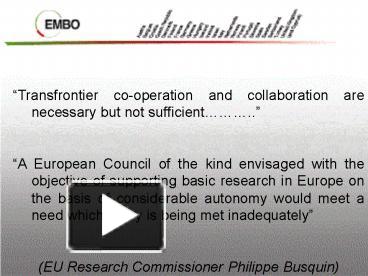 PPT – WHAT IS EMBO PowerPoint presentation | free to view - id: 1e6f5e ...