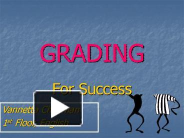 PPT – GRADING PowerPoint presentation | free to view - id: 1e80b9-ZDc1Z