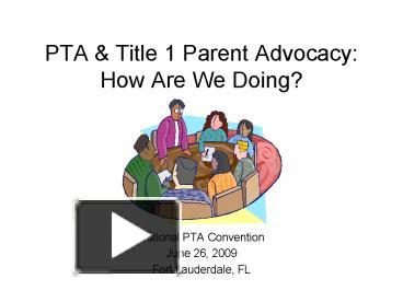 PTA presentation | free to view