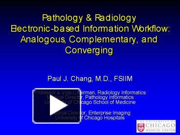 Pathology presentation | free to view