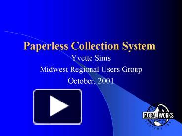 PPT – Paperless Collection System PowerPoint presentation | free to ...