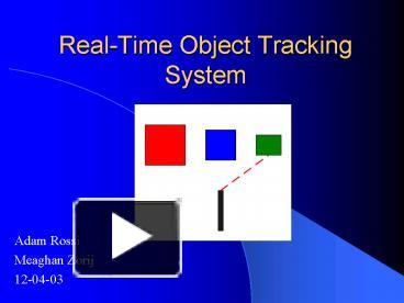 Real-Time Object Tracking System presentation | free to view