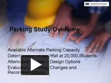 PPT – Parking Study Overview: PowerPoint presentation | free to view ...