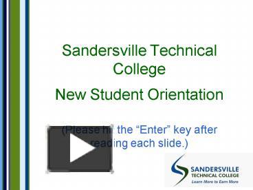 PPT – Sandersville Technical College PowerPoint presentation | free to ...