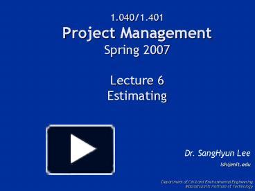 PPT – Estimating PowerPoint presentation | free to download - id ...