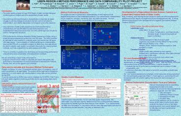 PPT – USEPA REGION 4 METHOD PERFORMANCE AND DATA COMPARABILITY PILOT ...