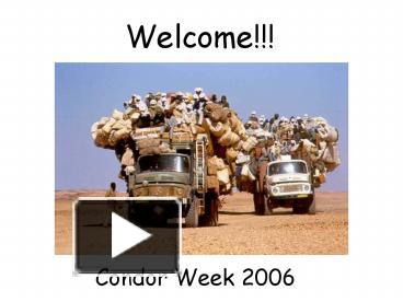 PPT – Condor - A Project and a System PowerPoint presentation | free to ...