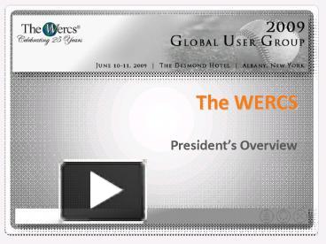 The WERCS presentation | free to view