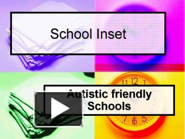 School Inset presentation | free to view