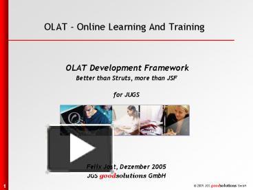 OLAT Online Learning And Training presentation | free to view