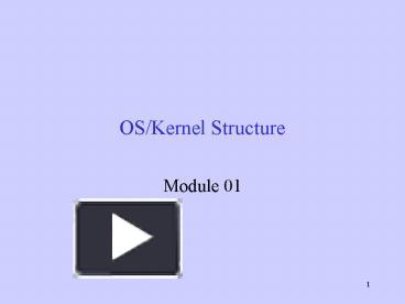 OS/Kernel Structure presentation | free to download