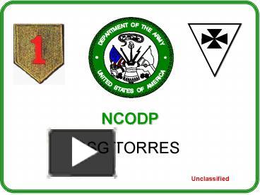 NCODP presentation | free to view