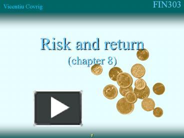 PPT – Risk and return PowerPoint presentation | free to download - id ...
