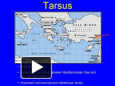 Tarsus presentation | free to view