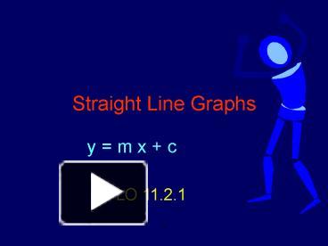 PPT – Straight Line Graphs PowerPoint presentation | free to view - id ...