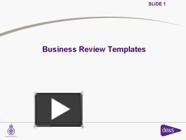 Business Review Templates presentation | free to view