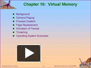 Chapter 10: Virtual Memory presentation | free to download