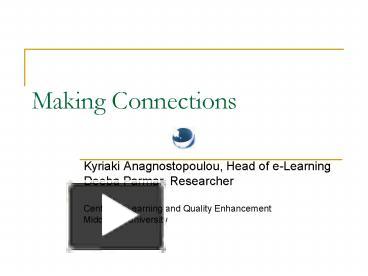 PPT – Making Connections PowerPoint presentation | free to view - id ...