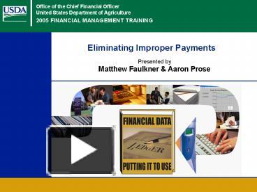 Eliminating Improper Payments presentation | free to view