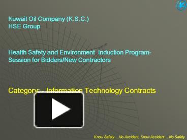 Kuwait Oil Company (K.S.C.) presentation | free to view