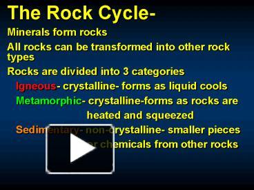 PPT – PowerPoint Presentation Igneous Rocks PowerPoint presentation ...