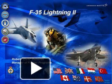 F35 Lightning II presentation | free to view