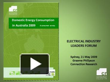 ELECTRICAL INDUSTRY presentation | free to view