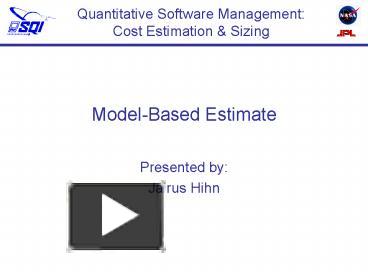 PPT – ModelBased Estimate PowerPoint presentation | free to view - id ...