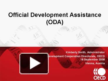 Official Development Assistance ODA presentation | free to view