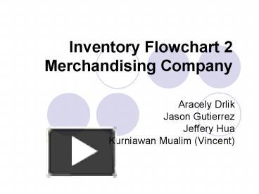 Inventory Flowchart 2 Merchandising Company presentation | free to view