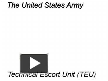 PPT – TEU Briefing PowerPoint presentation | free to download - id ...