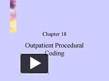 Outpatient Procedural Coding presentation | free to view