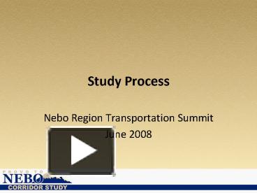 PPT – Study Process PowerPoint presentation | free to view - id: 1f86df ...