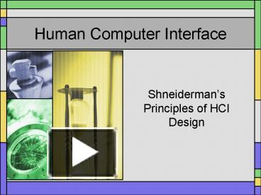 PPT – Human Computer Interface PowerPoint presentation | free to view ...