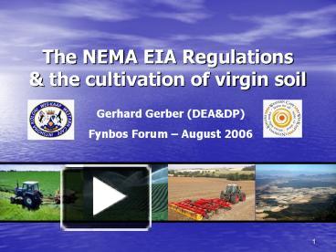 The NEMA EIA Regulations presentation | free to view