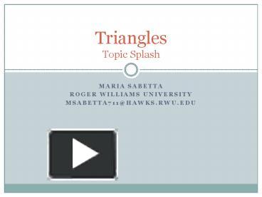 PPT – Maria Sabetta PowerPoint presentation | free to view - id: 1fa3f7 ...