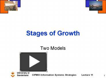 Stages of Growth presentation | free to view