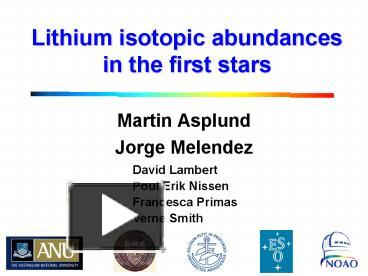 Martin Asplund presentation | free to view