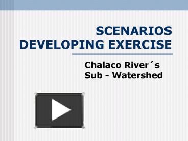 PPT – SCENARIOS DEVELOPING EXERCISE PowerPoint presentation | free to ...