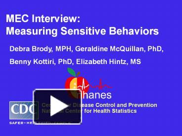 PPT – MEC Interview: PowerPoint presentation | free to view - id ...