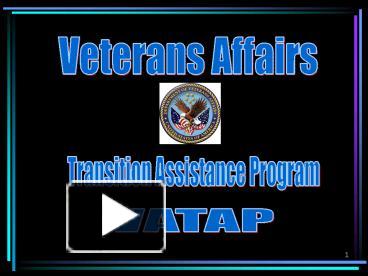Veterans Affairs presentation | free to view