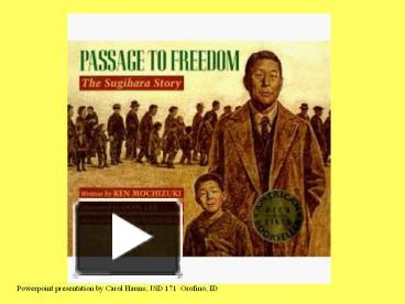 PPT – Powerpoint presentation by Carol Harms, JSD 171 Orofino, ID ...