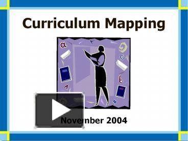 PPT – Curriculum Mapping PowerPoint presentation | free to view - id ...