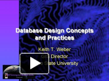 PPT – Database Design Concepts and Practices PowerPoint presentation ...