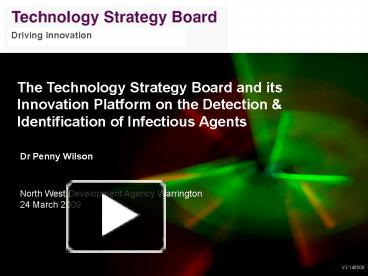 PPT – The Technology Strategy Board and its Innovation Platform on the ...