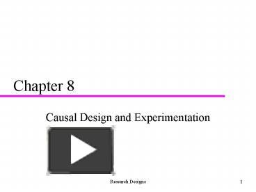 PPT – Causal Design and Experimentation PowerPoint presentation | free ...