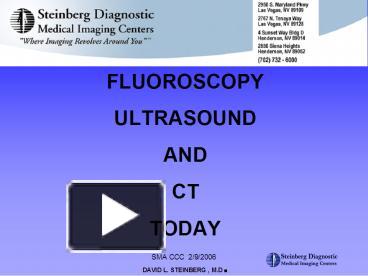 FLUOROSCOPY presentation | free to view