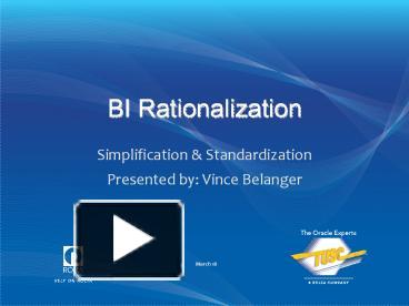 BI Rationalization presentation | free to download